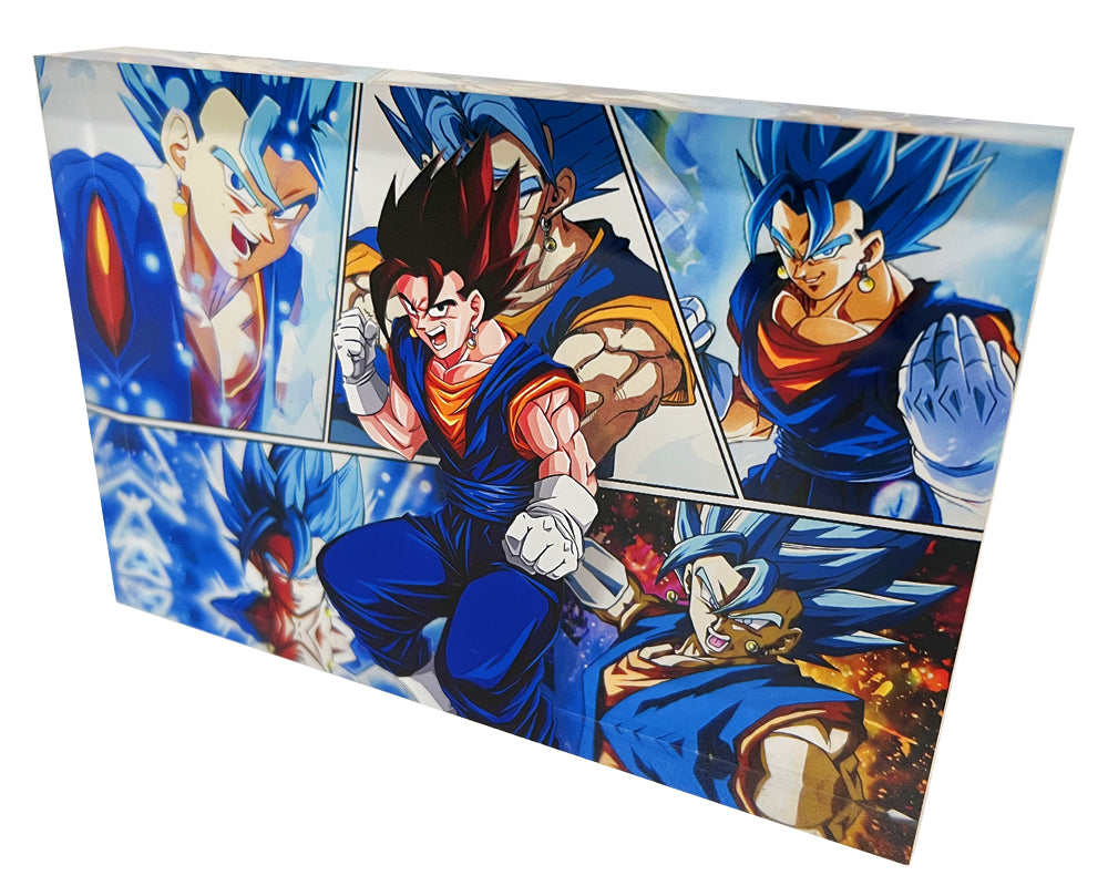 3D Anime Acrylic Block - Dragon Ball: Gogeta – animanga.co.za