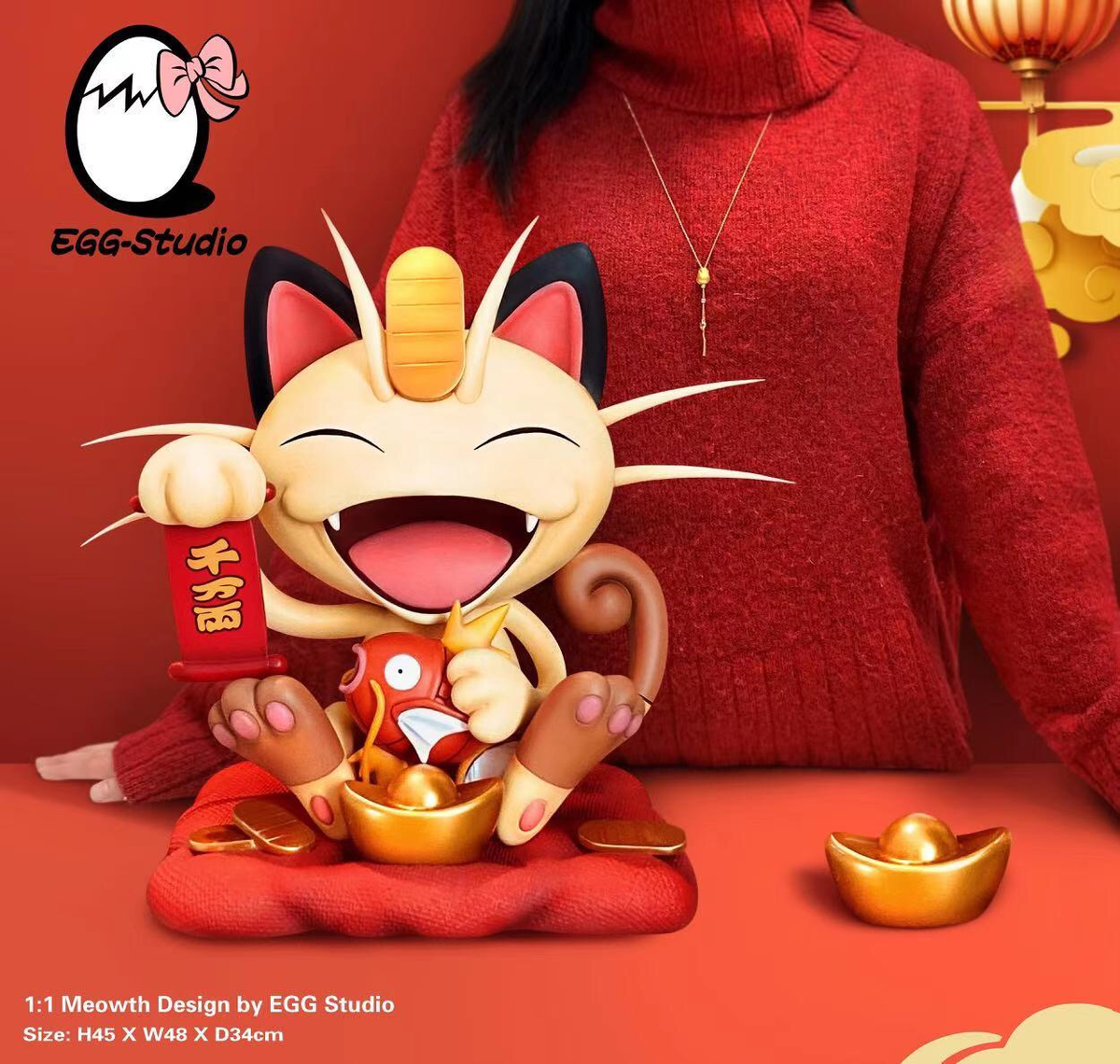 45cm 1/1 Meowth statue – animanga.co.za